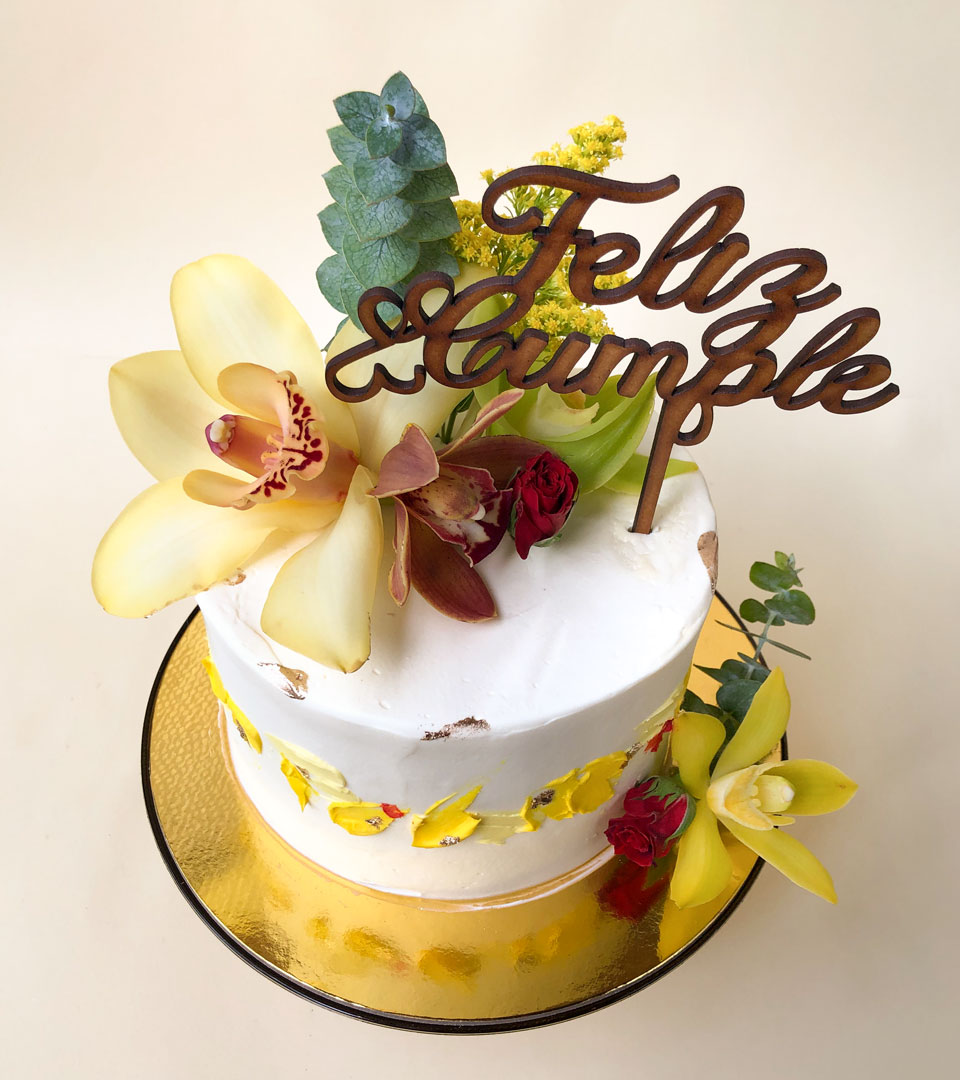 Tortas Decoradas Con Flores Frescas