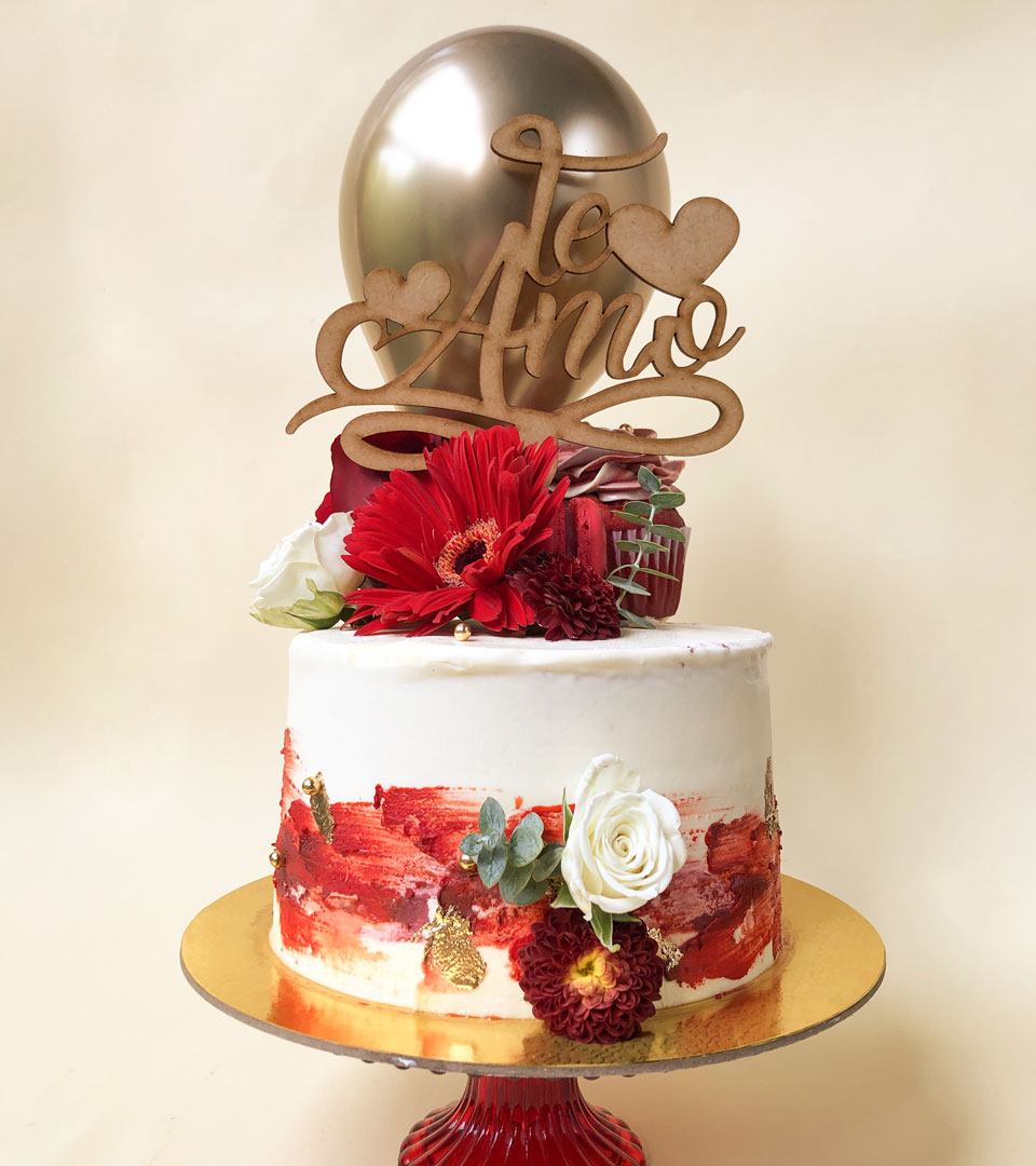 Tortas Decoradas Con Flores Frescas